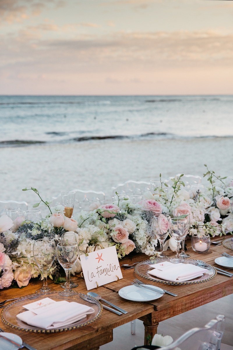 Reception Décor Photos - Head Table with a View - Inside Weddings