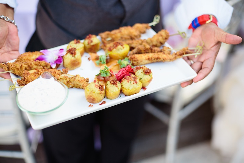 Food & Drink Photos - Cocktail Hour Appetizers - Inside Weddings