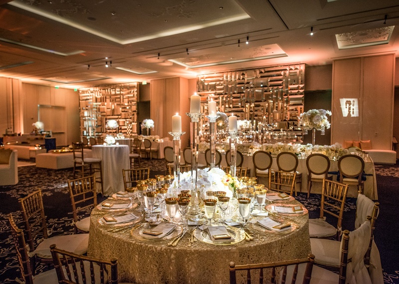 Reception Décor Photos - Ballroom with Dinner & Lounge Areas - Inside ...
