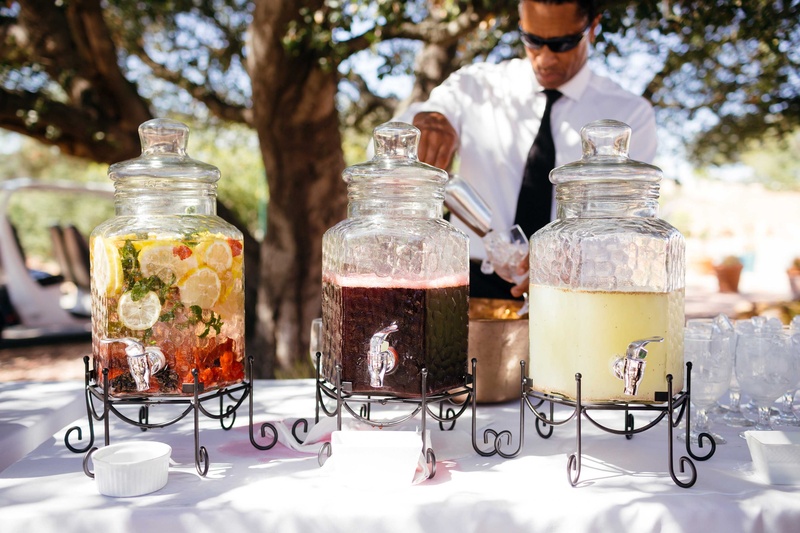 Food & Drink Photos - Refreshment Station at California Wedding ...
