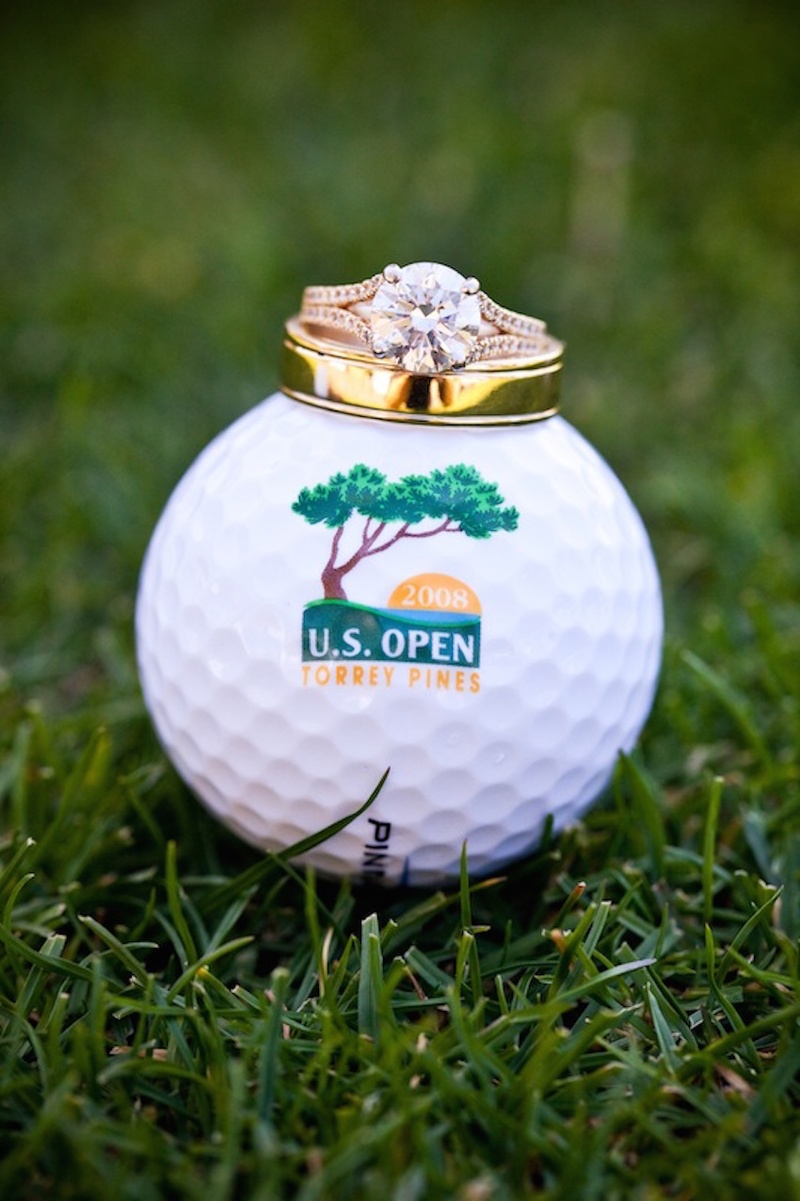 Jewelry Photos - Gold Split Shank Diamond Ring - Inside Weddings