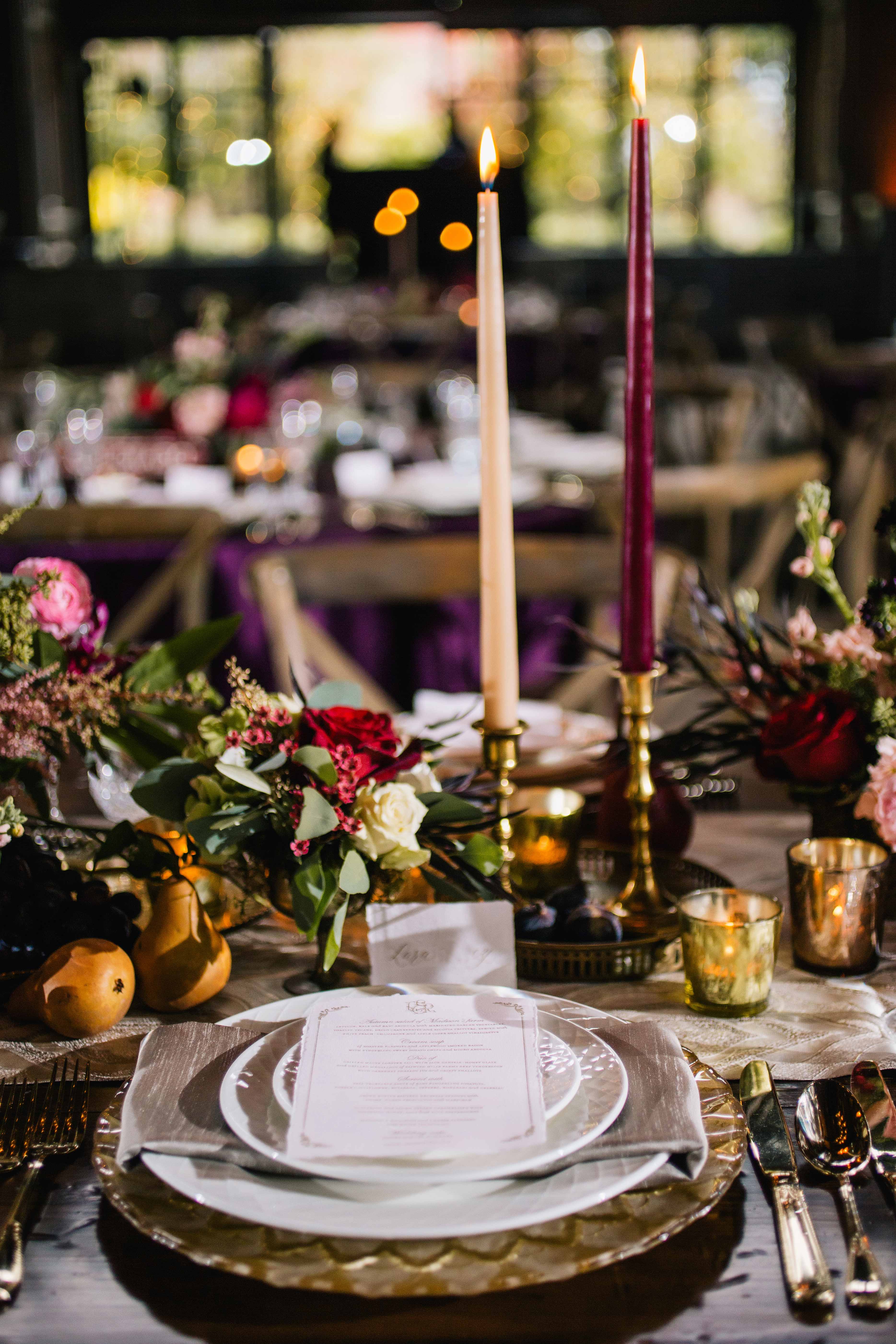 21 Examples of a Dark & Moody Wedding Color Palette